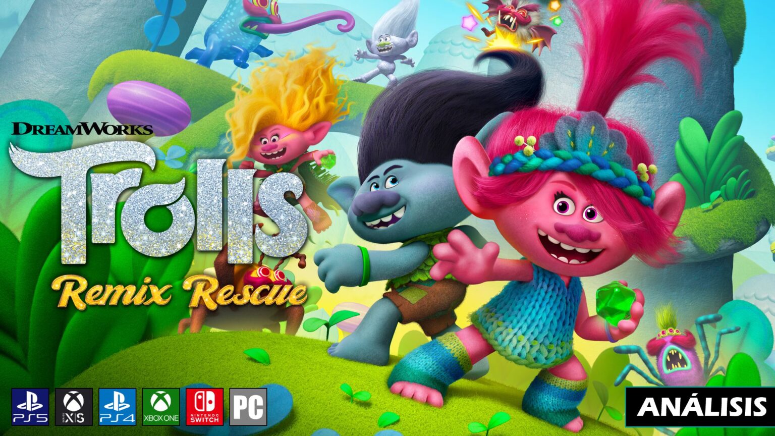 Análisis de DreamWorks Trolls Remix Rescue